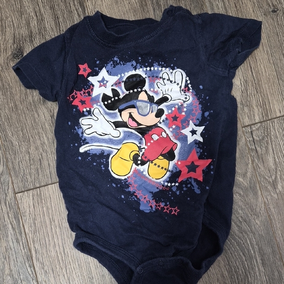Disney | One Pieces | Disney Navy Blue Mickey Mouse Bodysuit | Poshmark